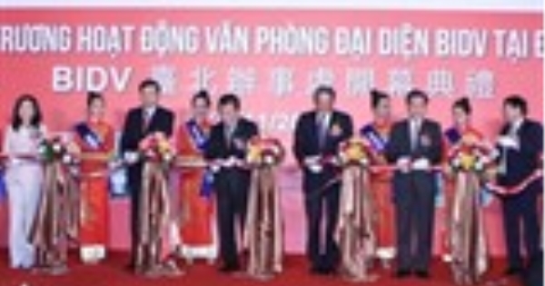 BIDV opens representative office in Chinese Taiwan