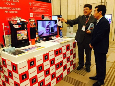 Sharp rolls out latest technology and products