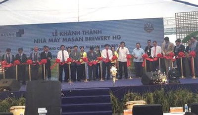 Masan Group opens brewery in Hau Giang